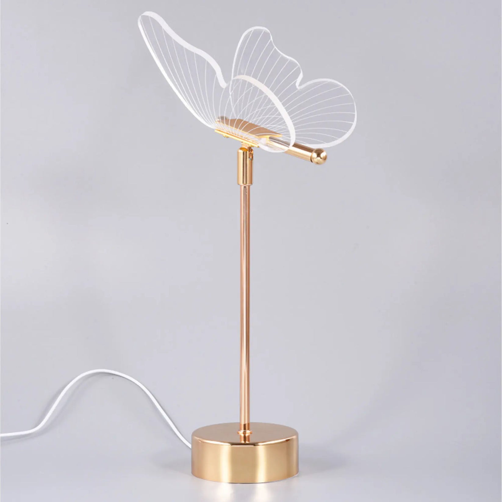 Gold Butterfly LED Table Lamp: Cosy Home Decor – Creative Femininity