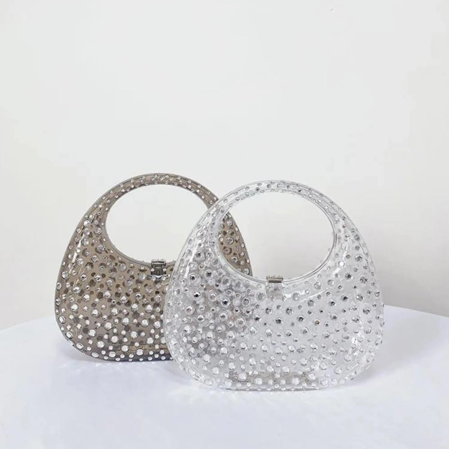 Mini Acrylic Diamanté Handbag - Creative Femininity