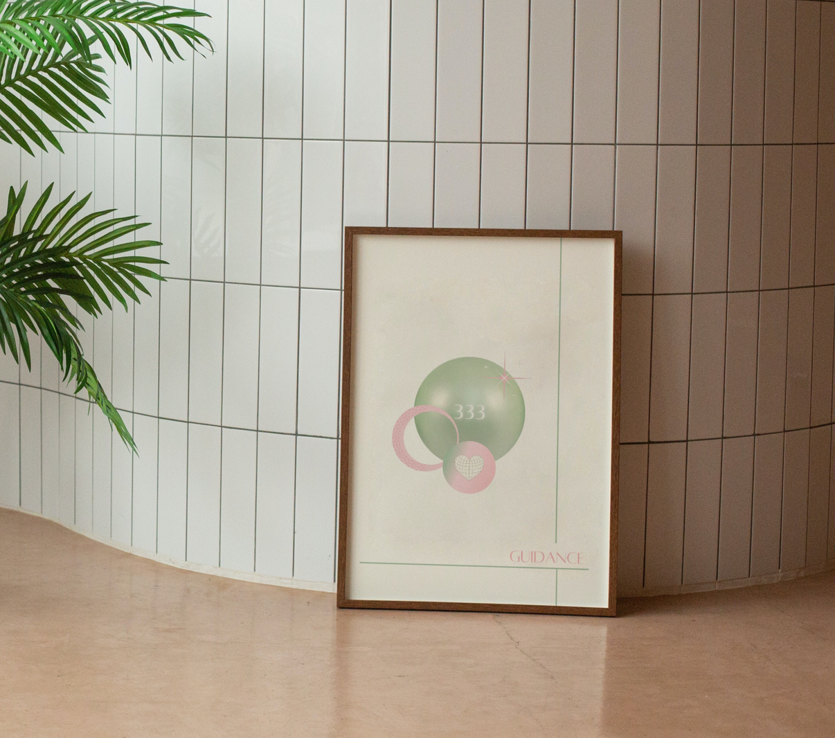 333 Angel Number Wall Art Print - Creative Femininity