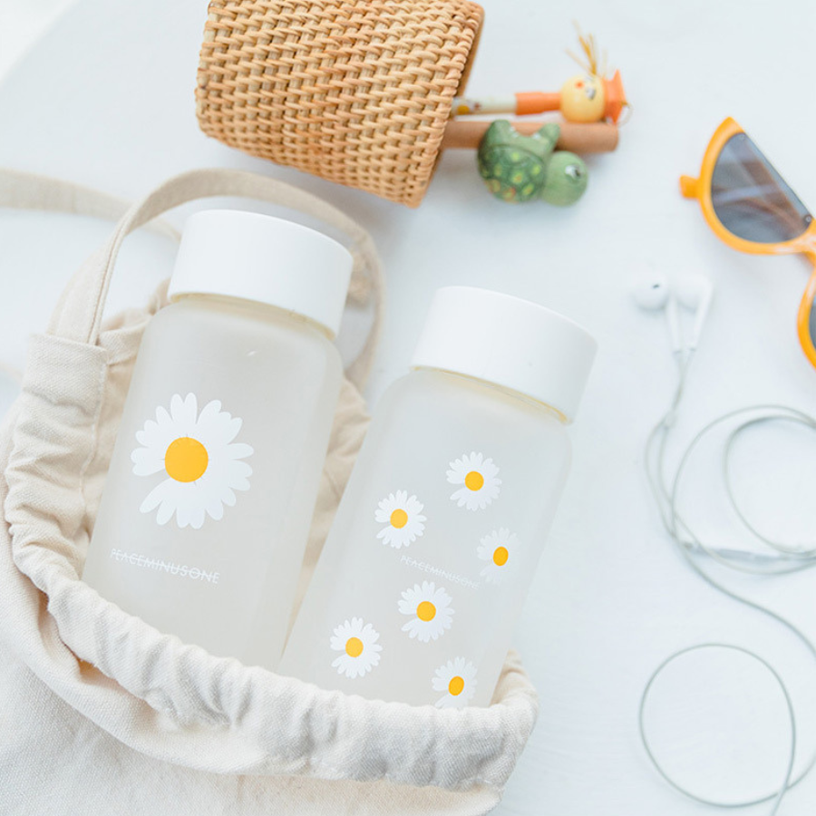 Daisy Flower Water Bottle - Creative Femininity