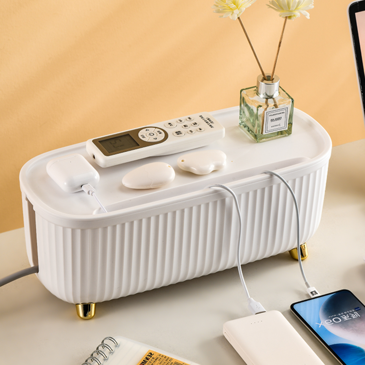 Modern Cable Management Storage Box - Creative Femininity