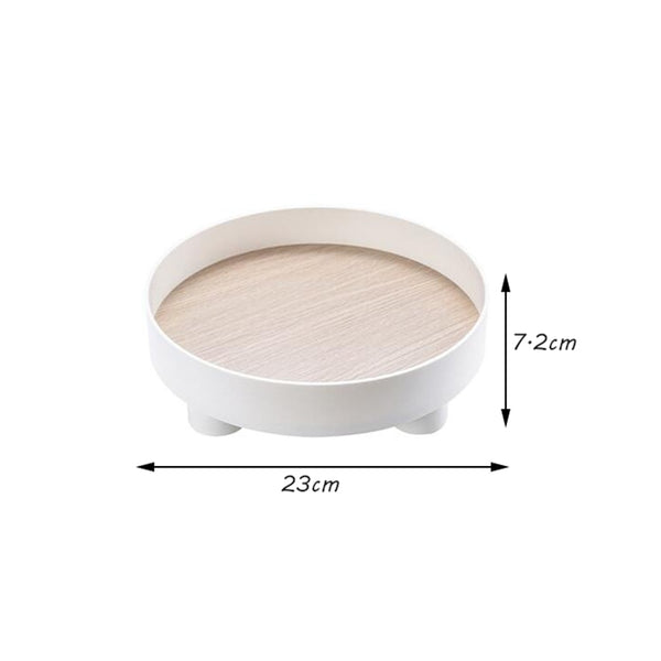 Modern Round Decorative Tray - Creative Femininity