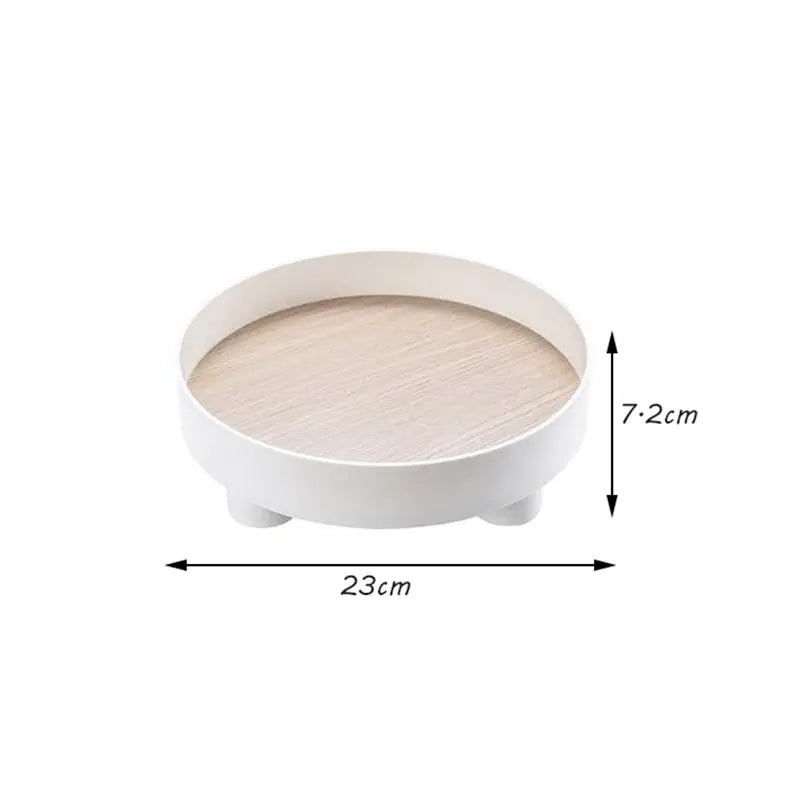 Modern Round Decorative Tray - Creative Femininity