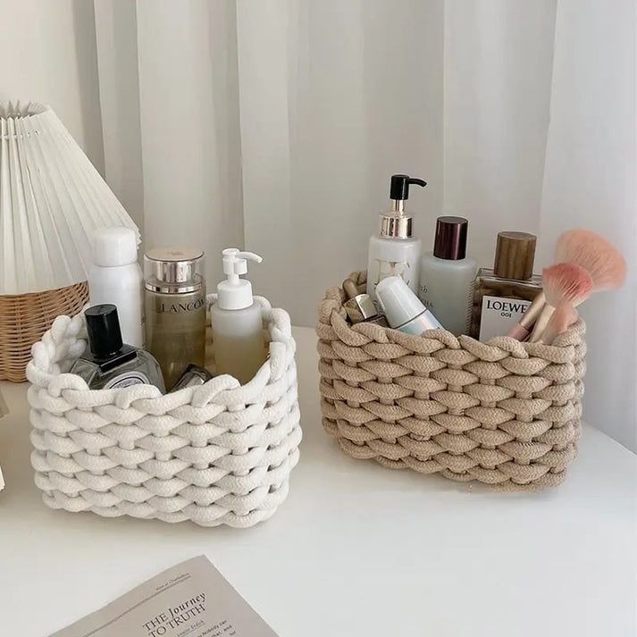 Cute Woven Storage Basket - Creative Femininity