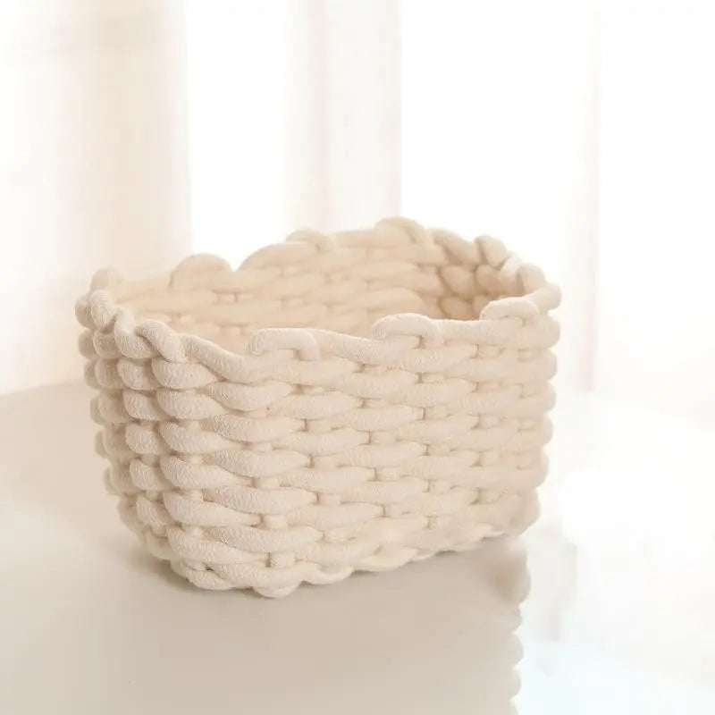 Cute Woven Storage Basket - Creative Femininity