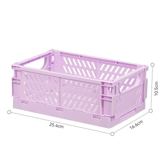 Stackable Pastel Storage Crate - Big Light Pink - CreativeFemininity