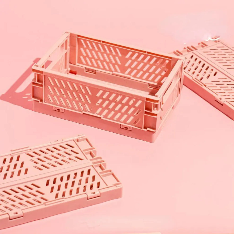 Stackable Pastel Storage Crate - Big Grey - Creative Femininity